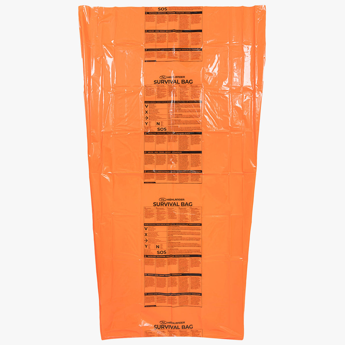 Double Survival Bivvy Bag, Orange | Highlander Outdoor