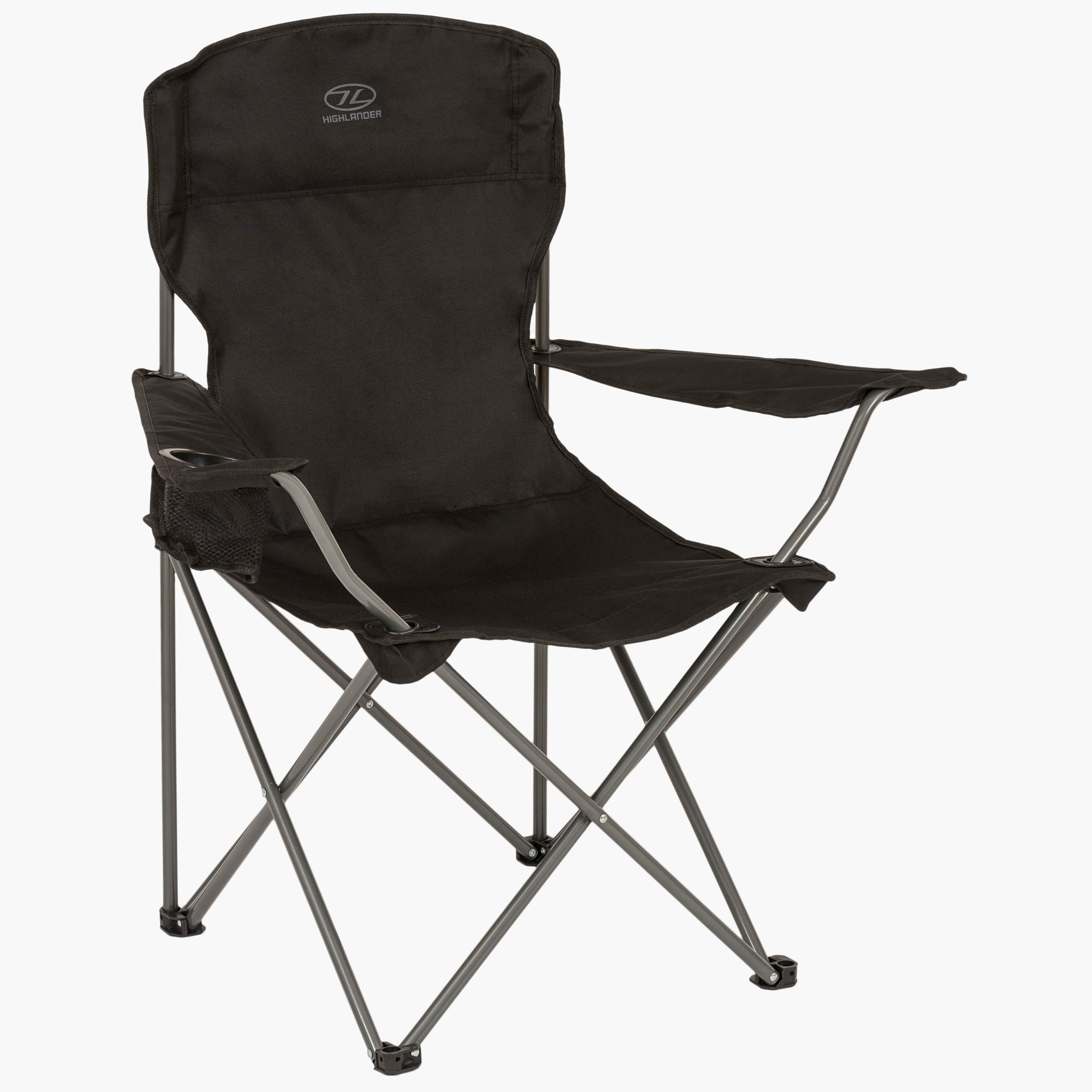 Edinburgh Camping Chair, Olive | Highlander Outdoor