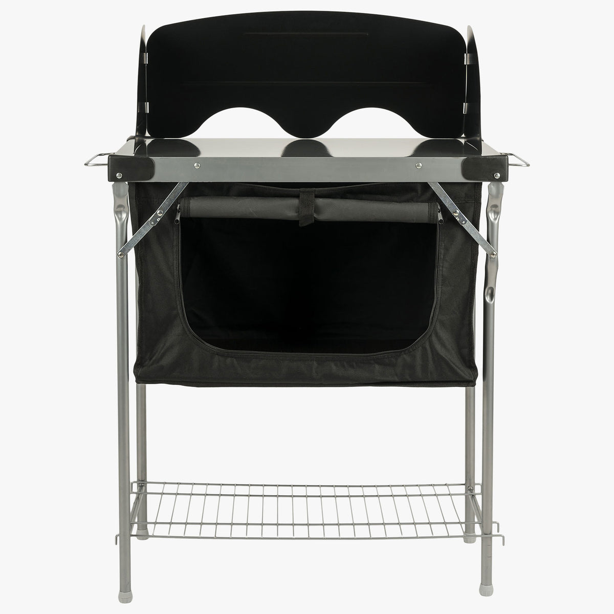 Steel Kitchen Camping Stand & Cupboard | Highlander Outdoor