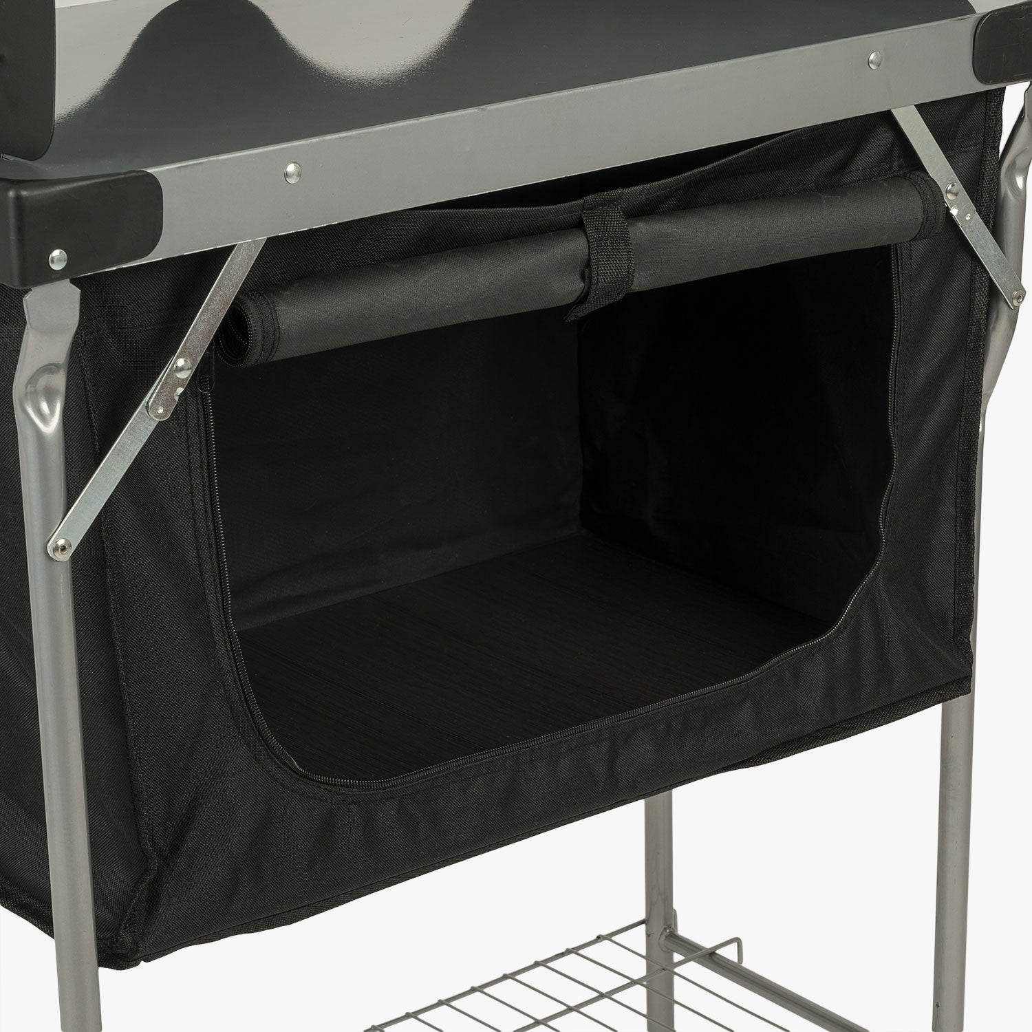Steel Kitchen Camping Stand & Cupboard | Highlander Outdoor