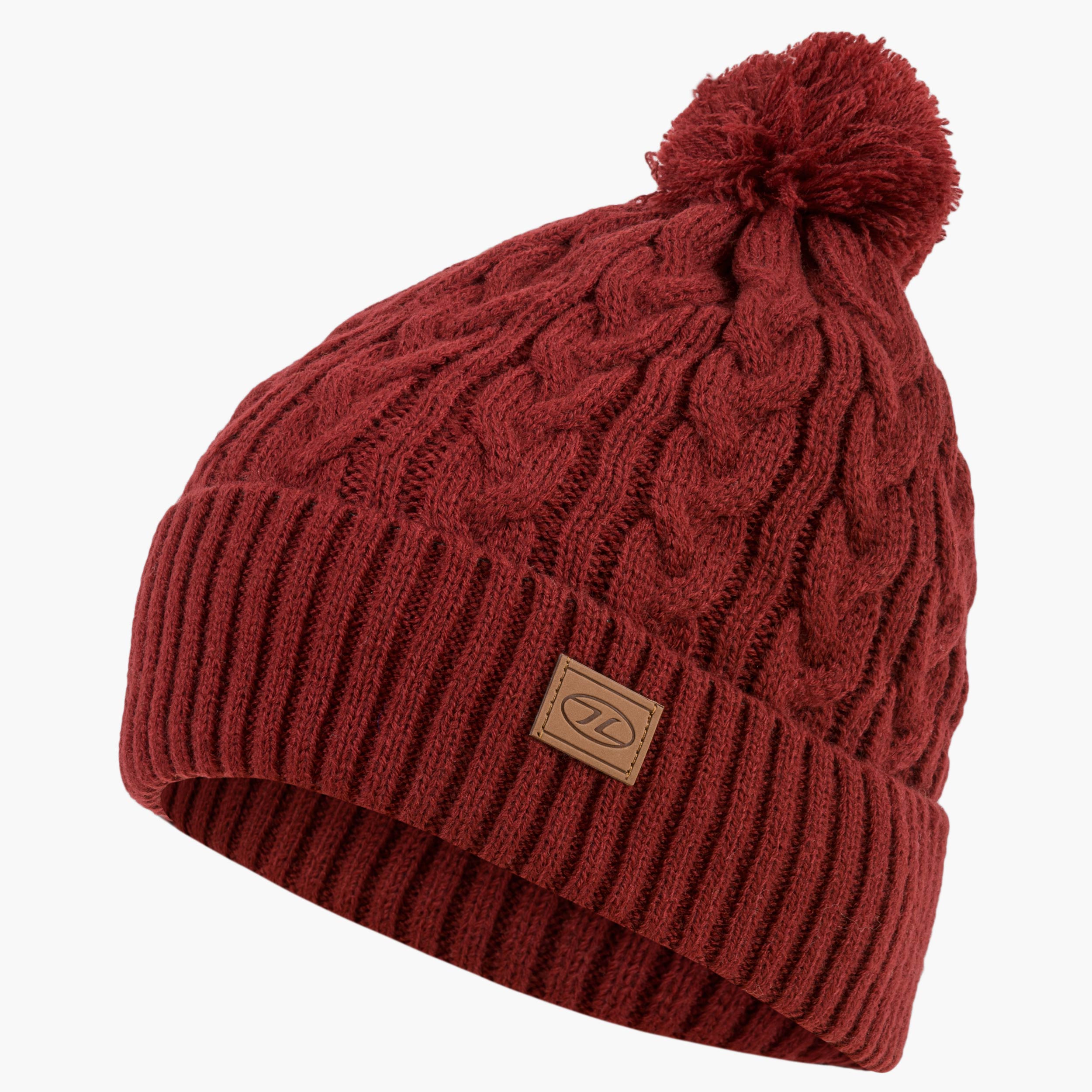 Beira Lined Bobble Hat, Arrow Wood | Highlander Outdoor
