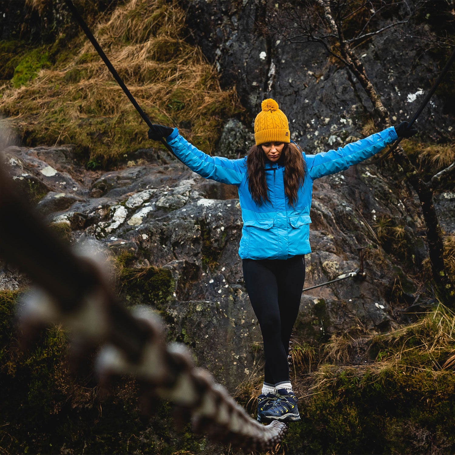 Beira Lined Bobble Hat, Arrow Wood | Highlander Outdoor