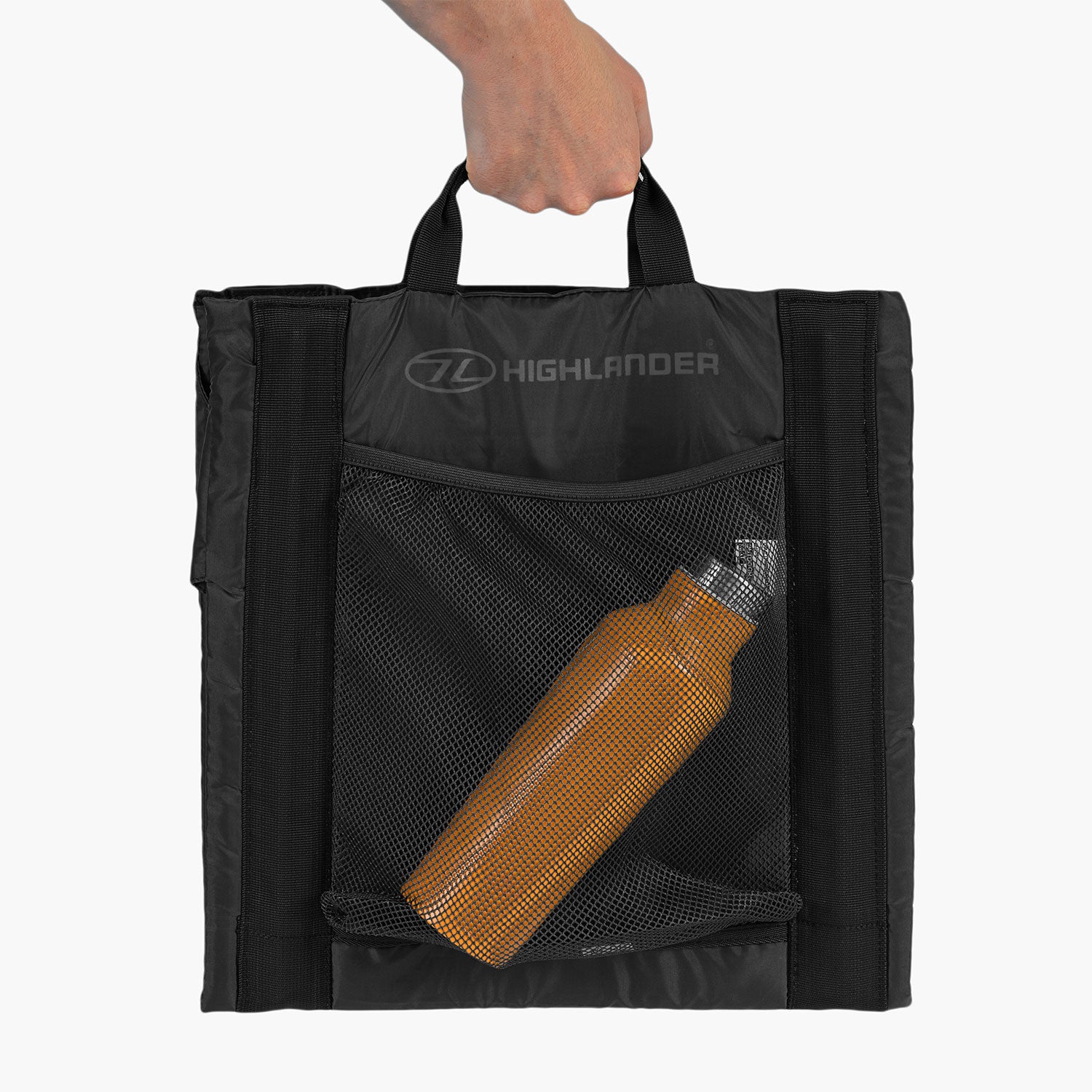 Folding Outdoor Seat, Black | Highlander Outdoor