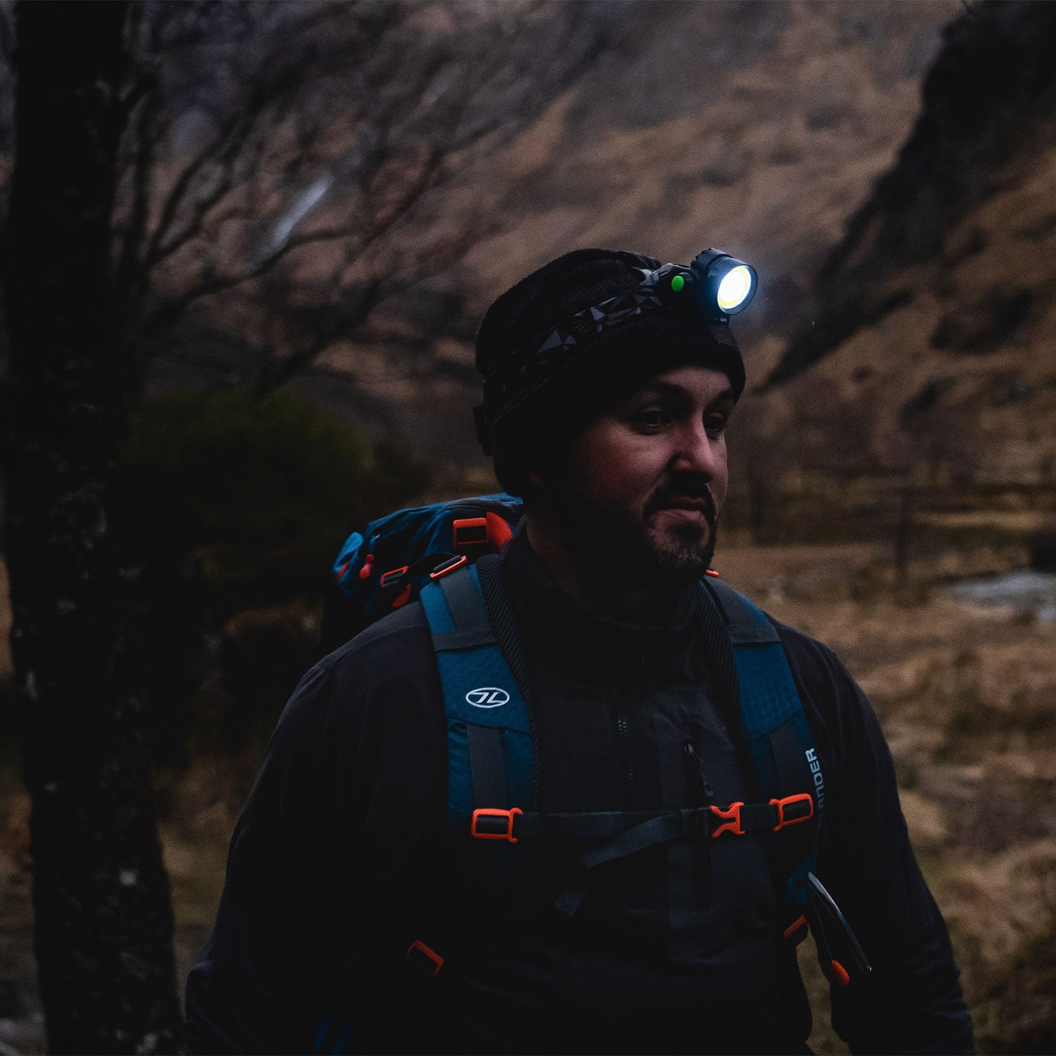 Polaris Rechargable Head Torch | Highlander Outdoor