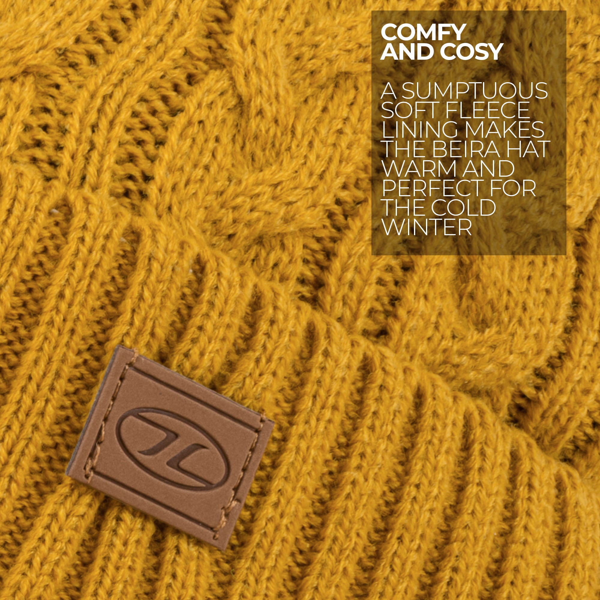 Beira Lined Bobble Hat, Arrow Wood | Highlander Outdoor
