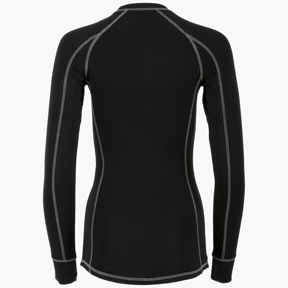 Bamboo Base Layer Long Sleeve Shirt, Womens, Black, L | Highlander Outdoor